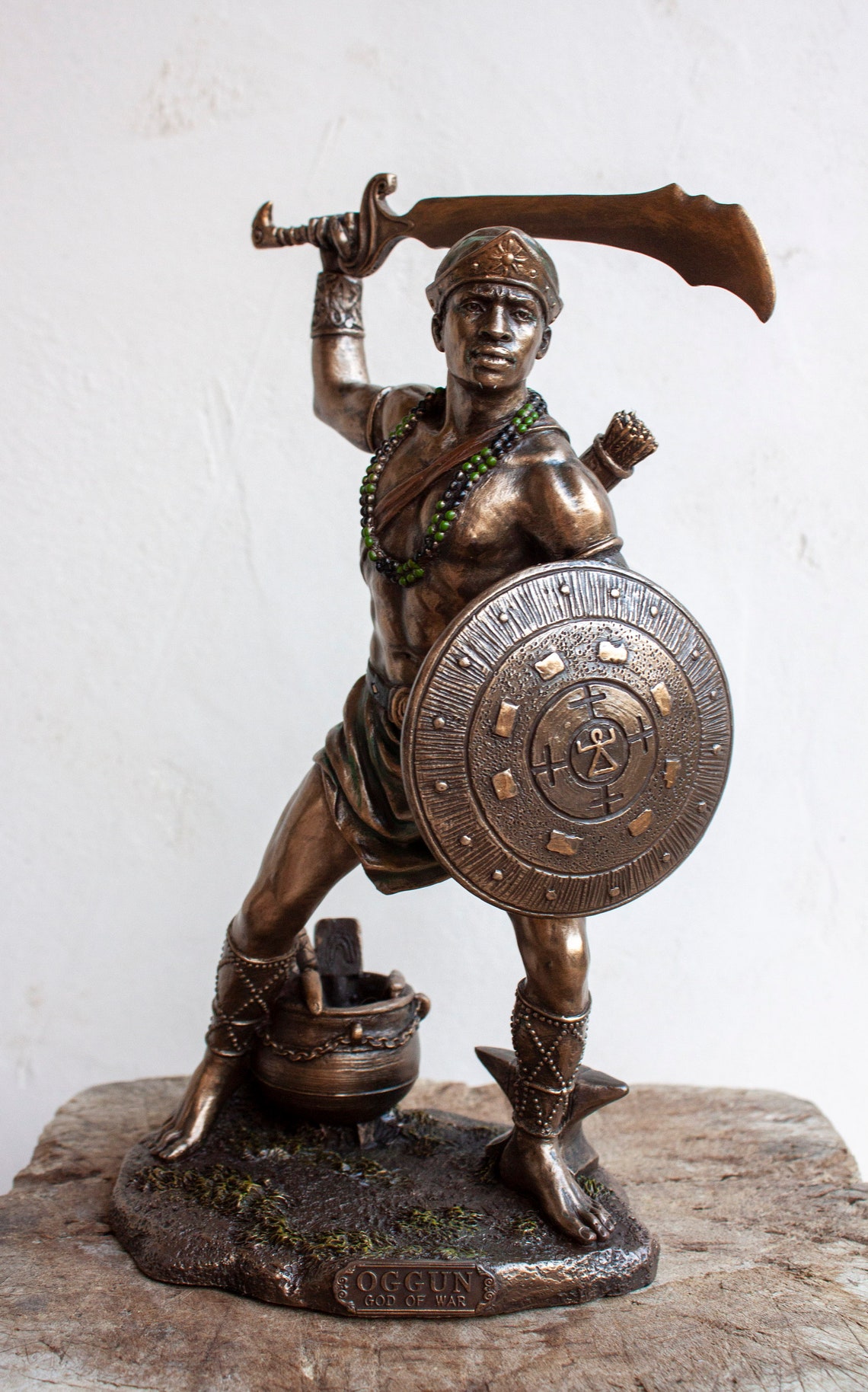Orisha Ogun Yoruba.orisha God of War. Orisha Santeria Estatua | Etsy