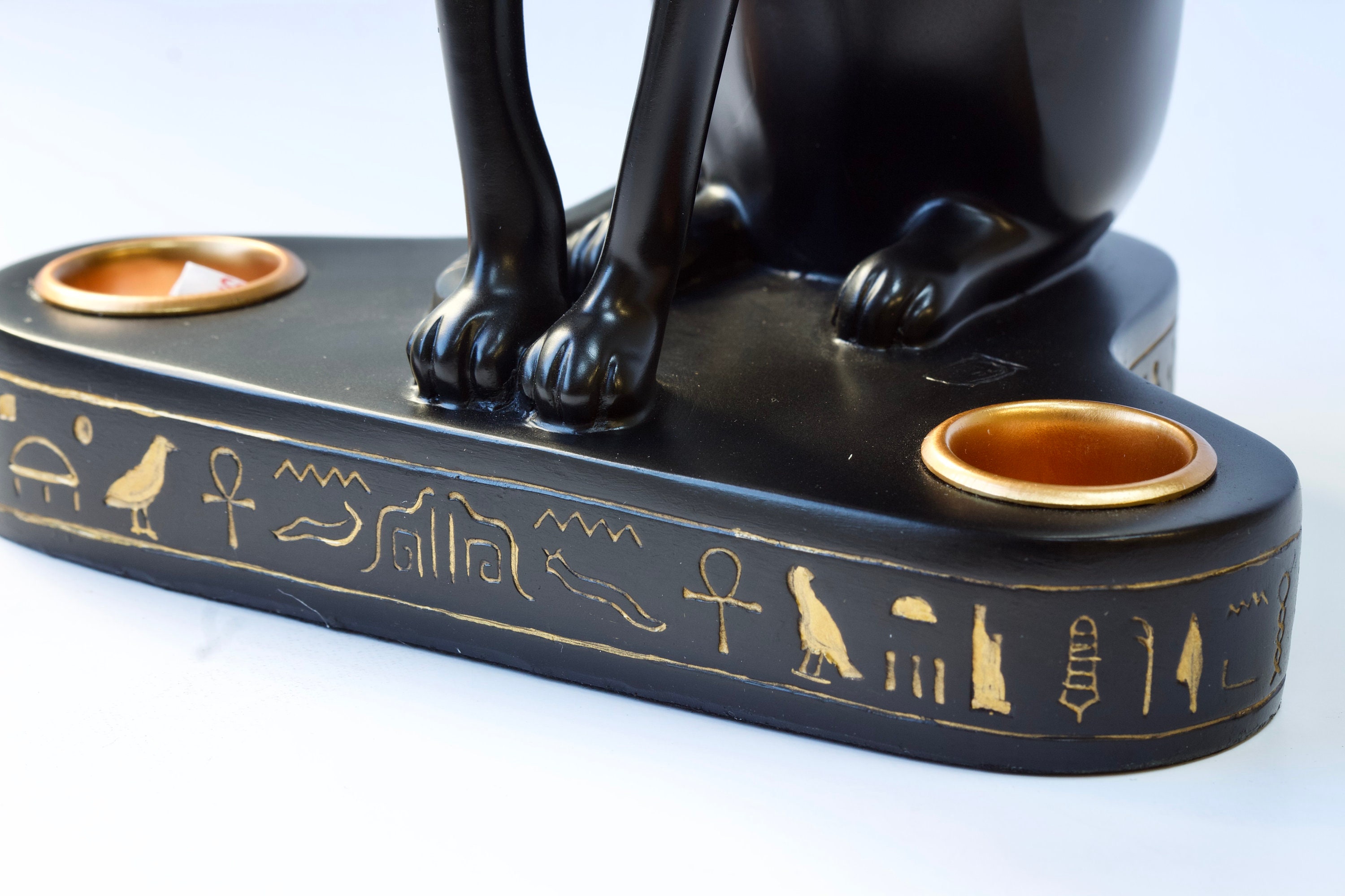 7.87 Inch Bastet Candle Holder. Bastet Statue | Etsy