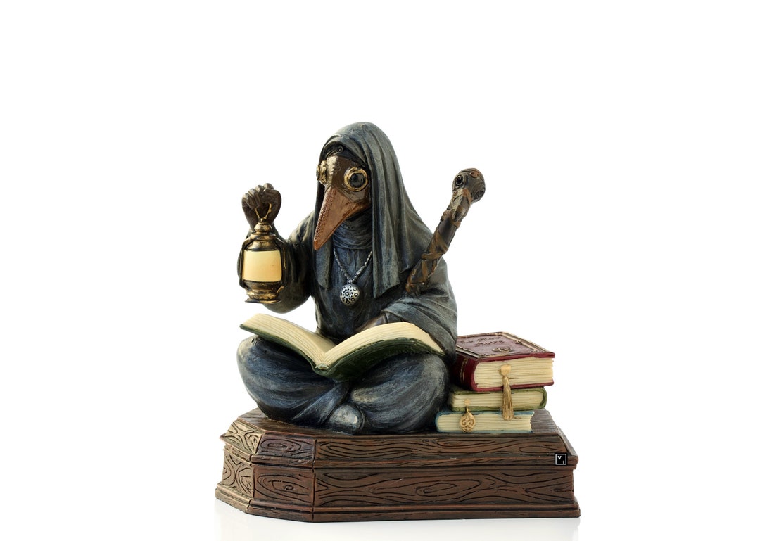 Mortician Apothecarius Steampunk Plague Doctor Resin Sculpture - Etsy