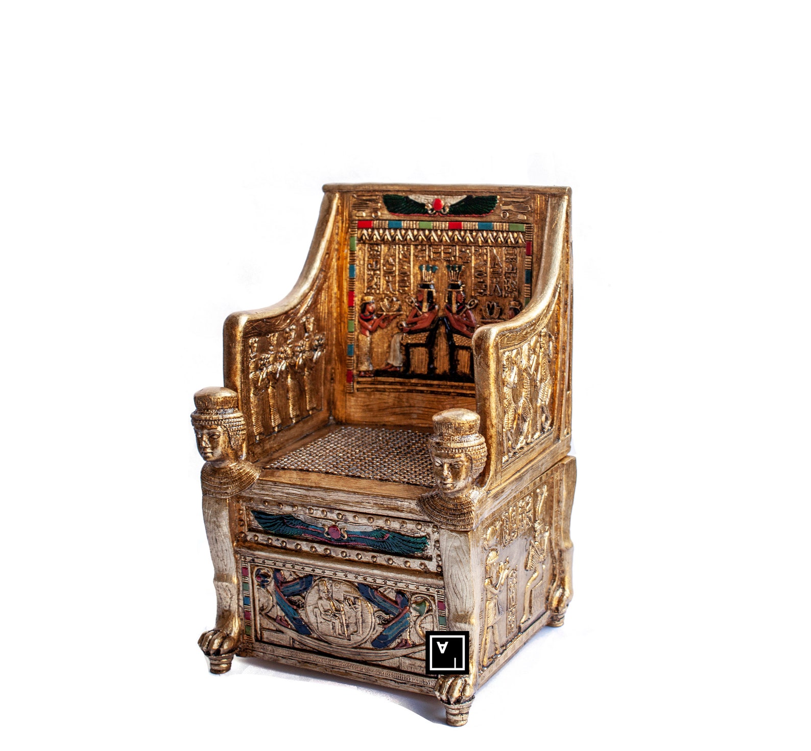 The Chair of Sitamun.princess Sitamun Throne Jewerelly Box | Etsy