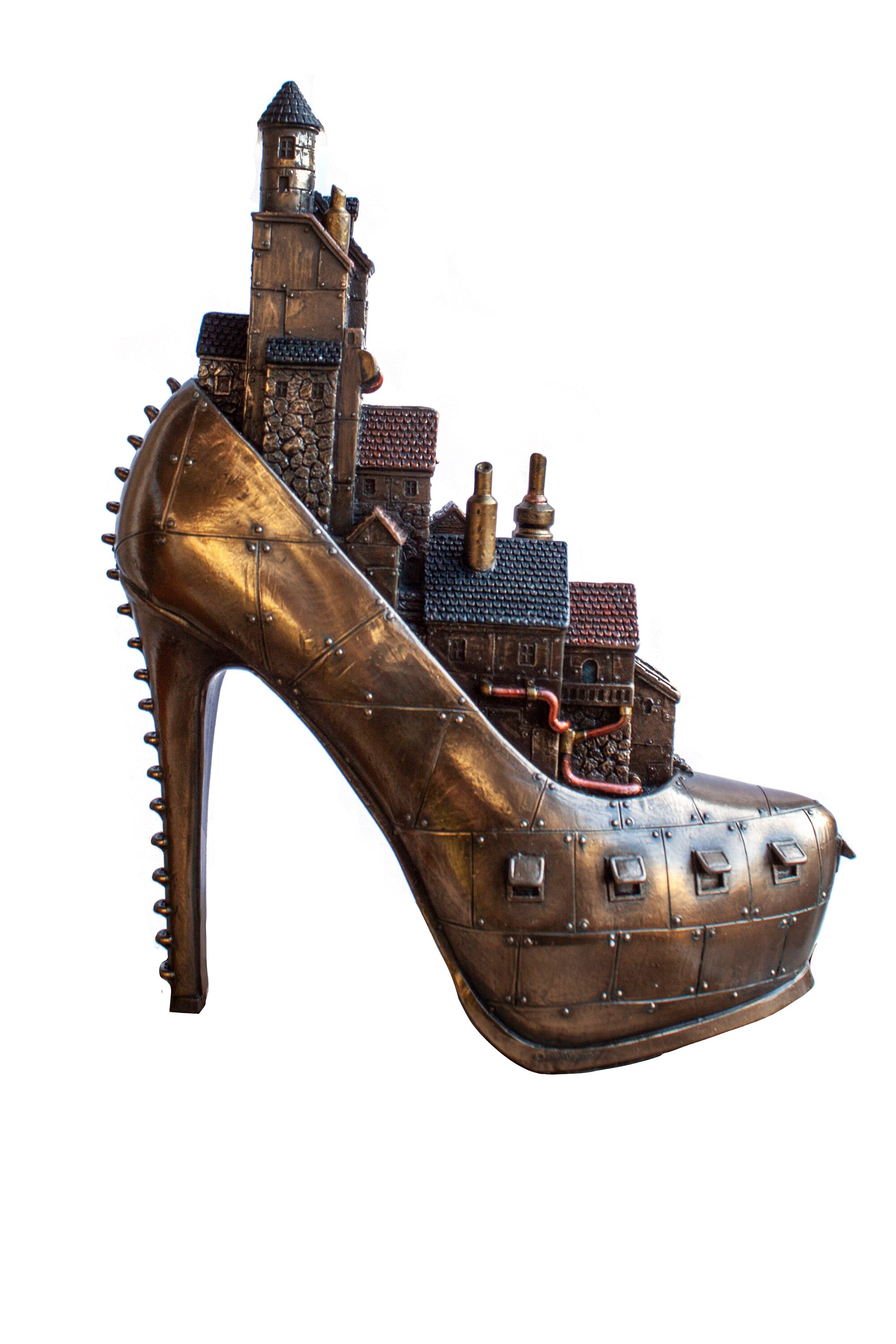Steampunk Hill City.Steampunk Shoe. | Etsy
