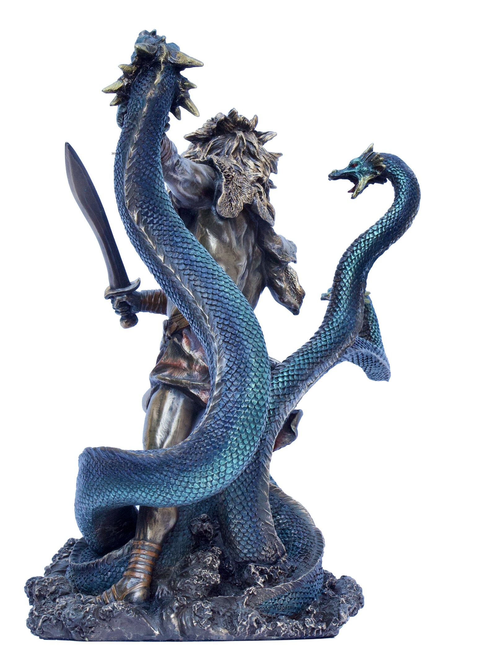 Hercules Battling the Hydra Statue - Etsy