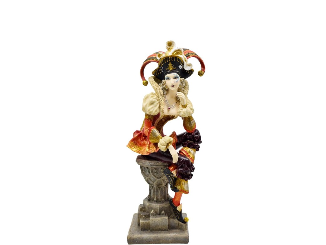 Female Jester Sculpture Statue - Etsy