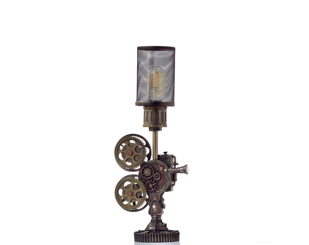 Steampunk Movie Projector Lamp: Retro Camera Style - Etsy