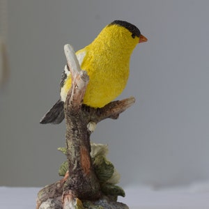 American Goldfinch Resin Statue - Etsy