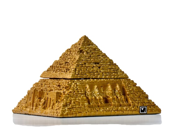3.93 Inc Pyramid Jewelry Box. Pyramid Trinket Box - Etsy