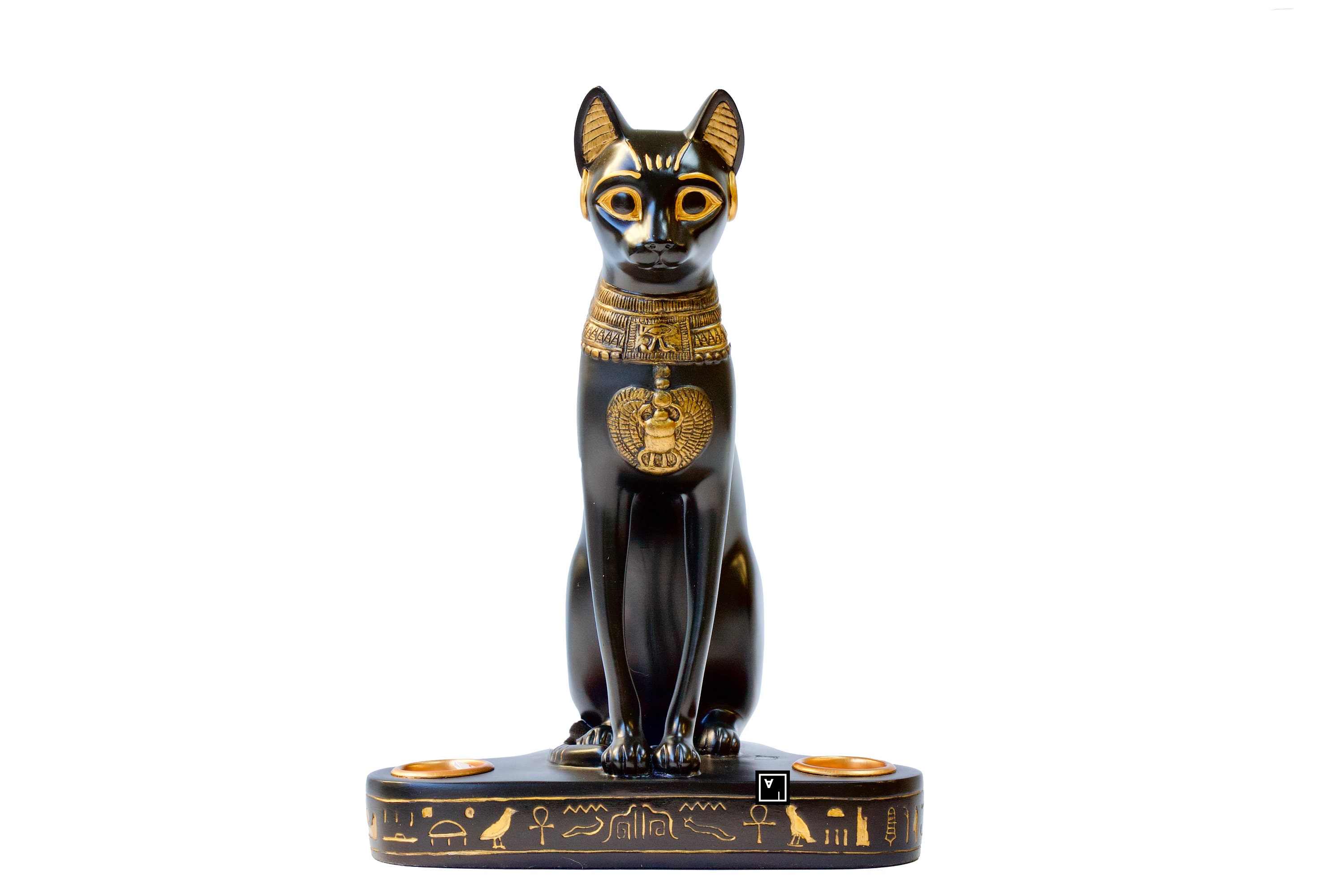 7.87 Inch Bastet Candle Holder. Bastet Statue | Etsy
