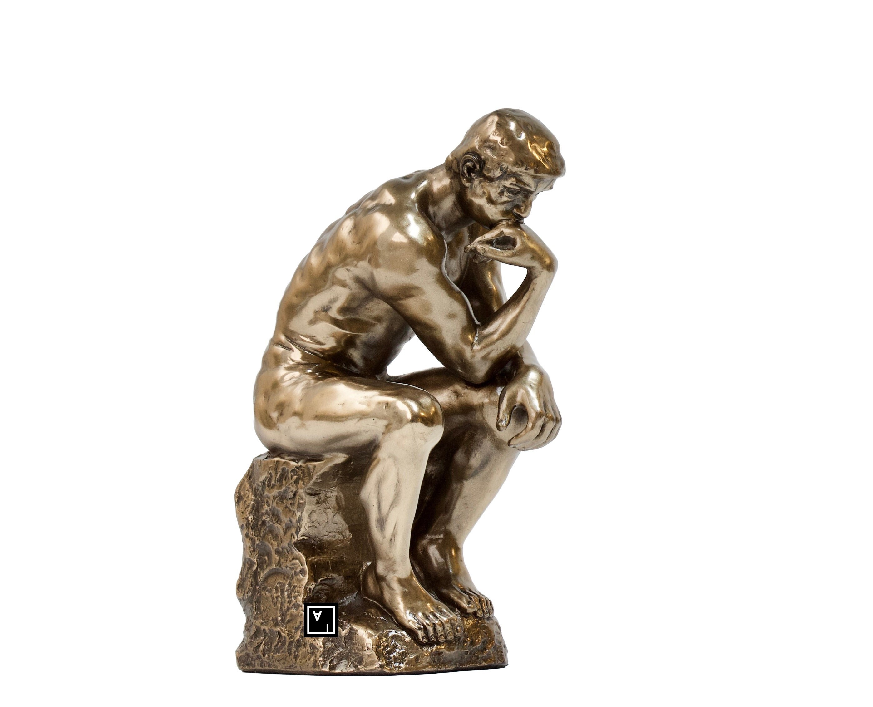 Modern Thinker Sculpture Craft Home Decor Resin Statue Office Statue ...