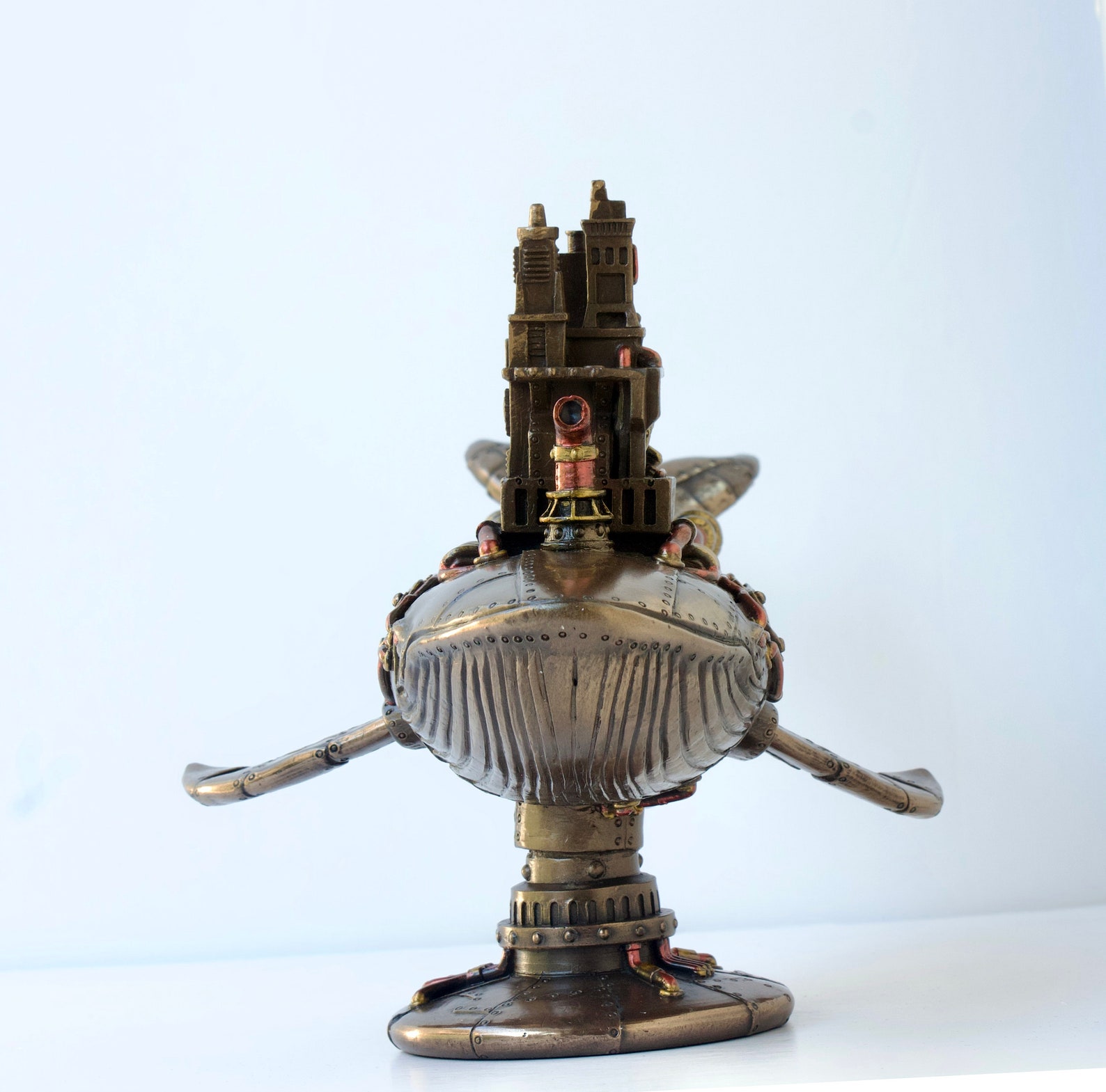 Steampunk Galactic Ship Whale Statue - Etsy