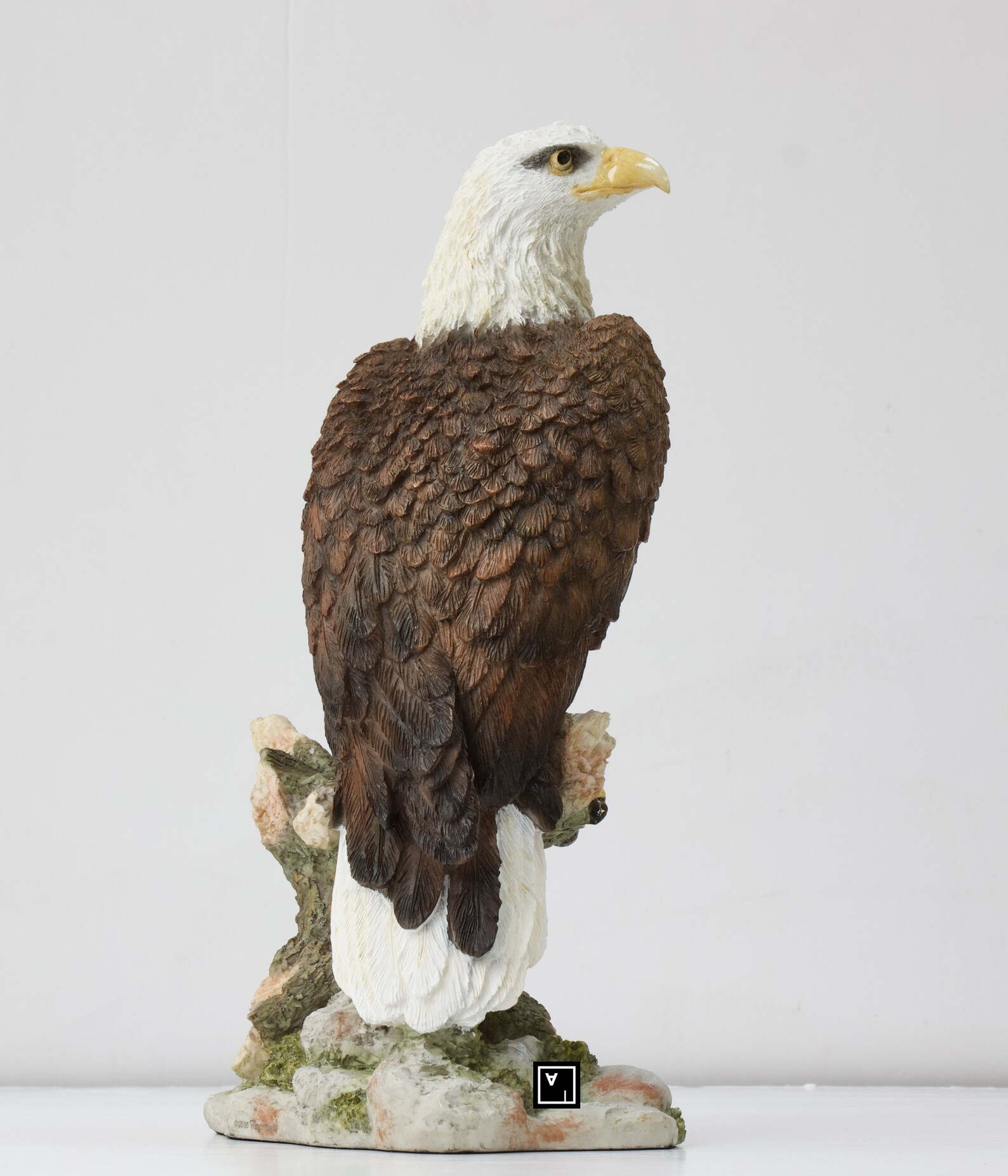 Handpainted Bald Eagle Resin Sculpture: Veronese Design - Etsy