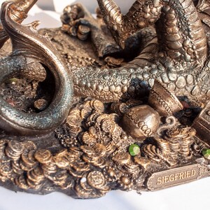 Siegfried Defeating the Dragon Statue Figurine.siegfried Bronzed Statue ...
