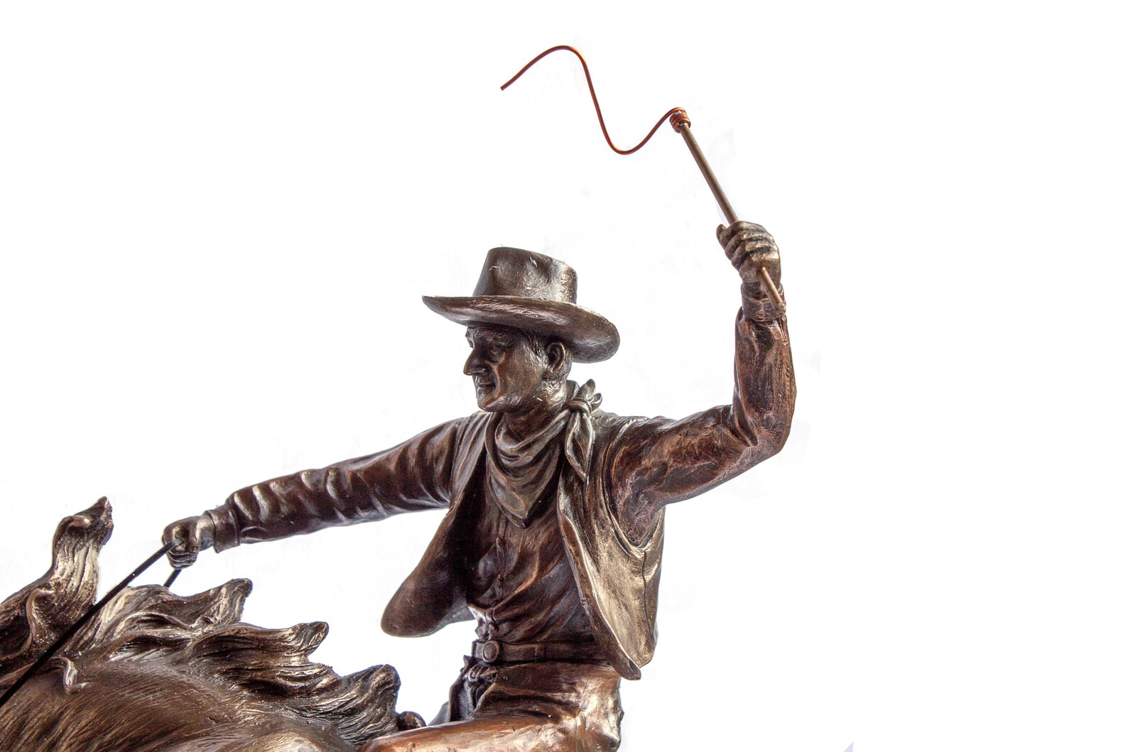 Cowboy Statue Figurine.Wild Rodeo Ride | Etsy