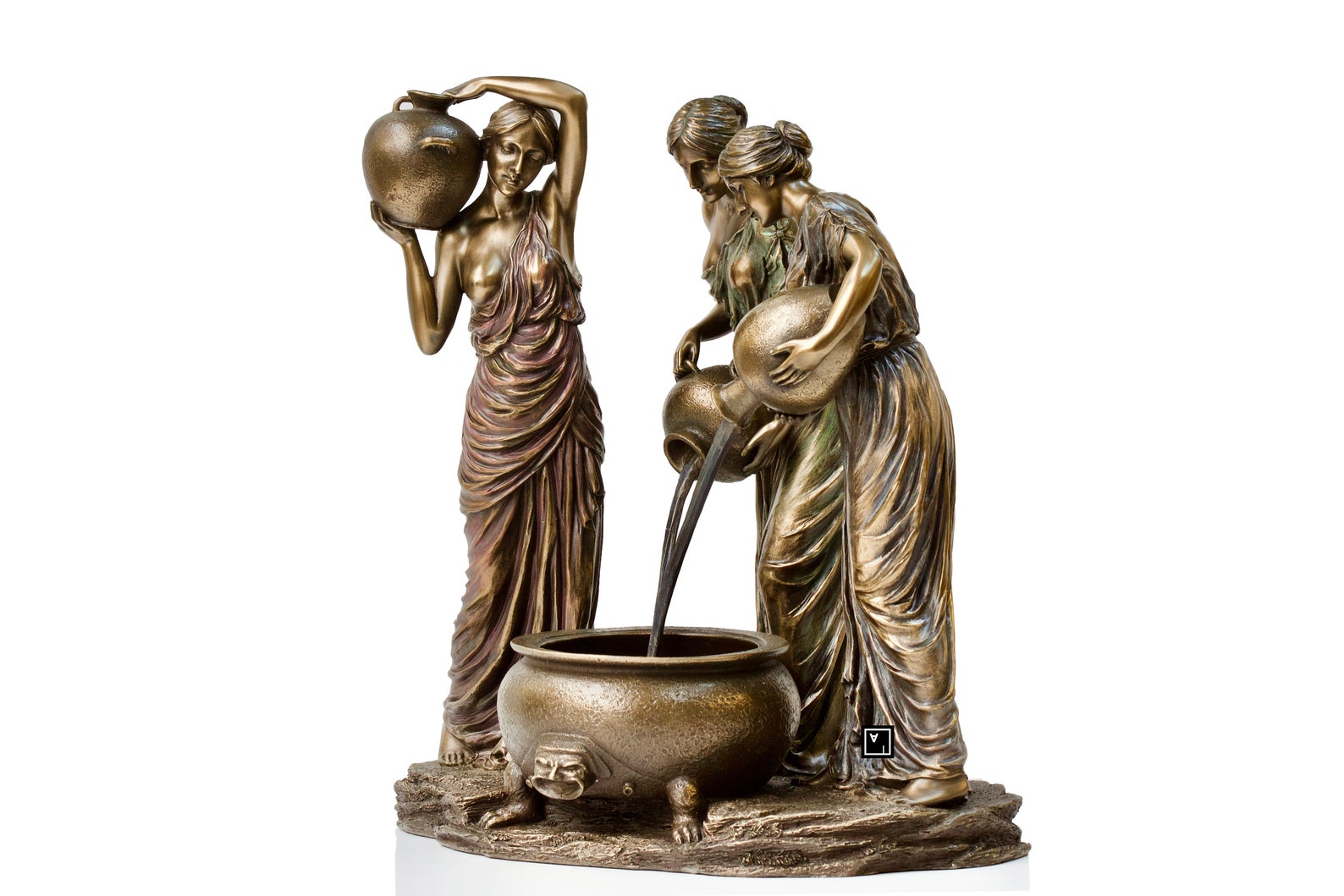Danaides Statue: John William Waterhouse, Greek Mythology Bronze Finish ...