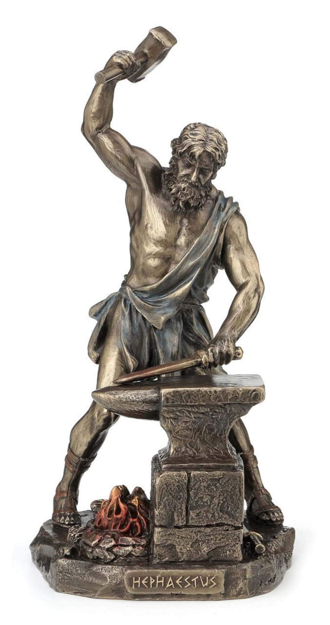 Hephaestus Bronze Statue Figur.Antike griechische Götter - Etsy.de