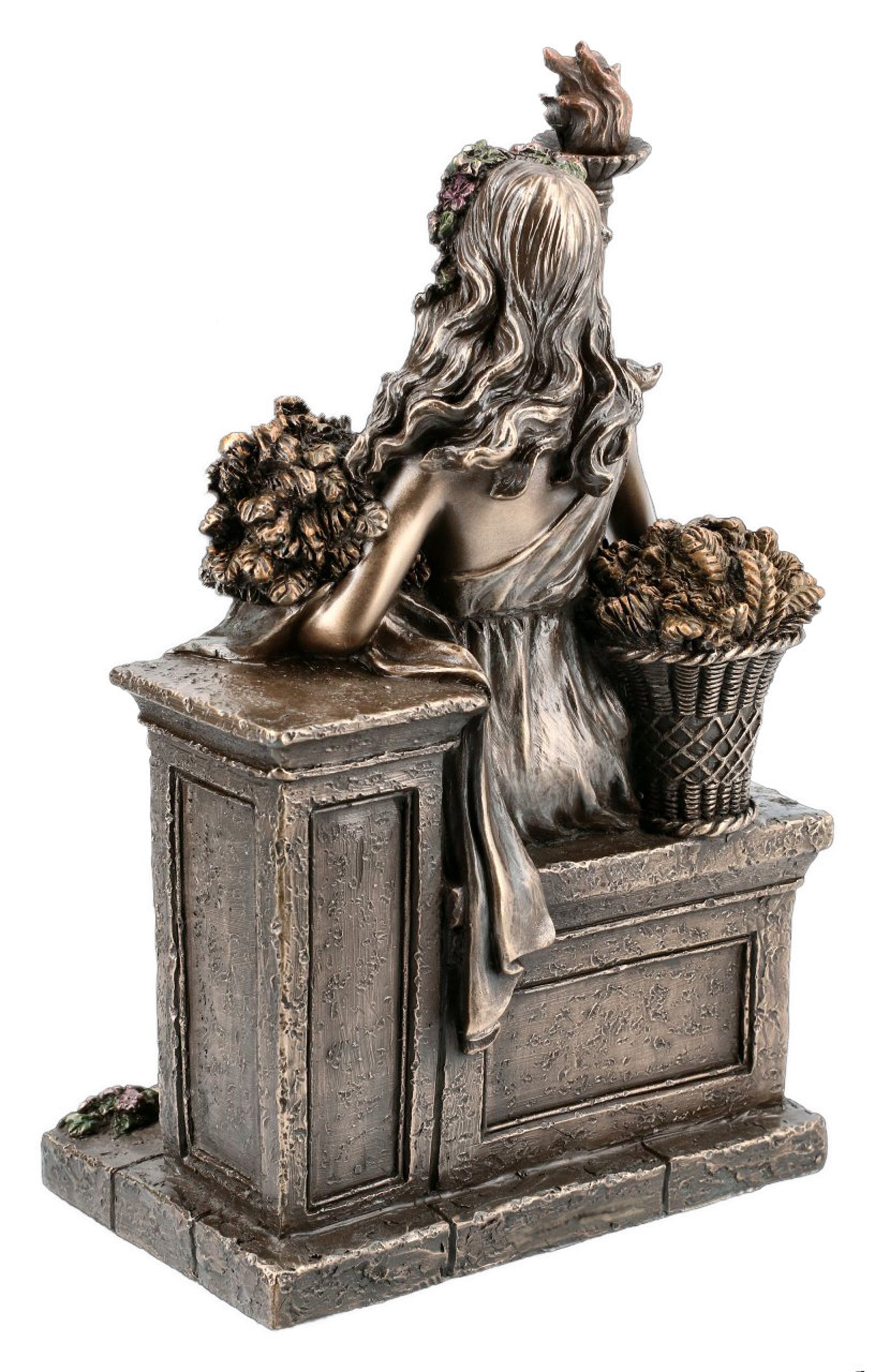Demeter on Throne Statue Bronze Sculpture. Greek - Etsy