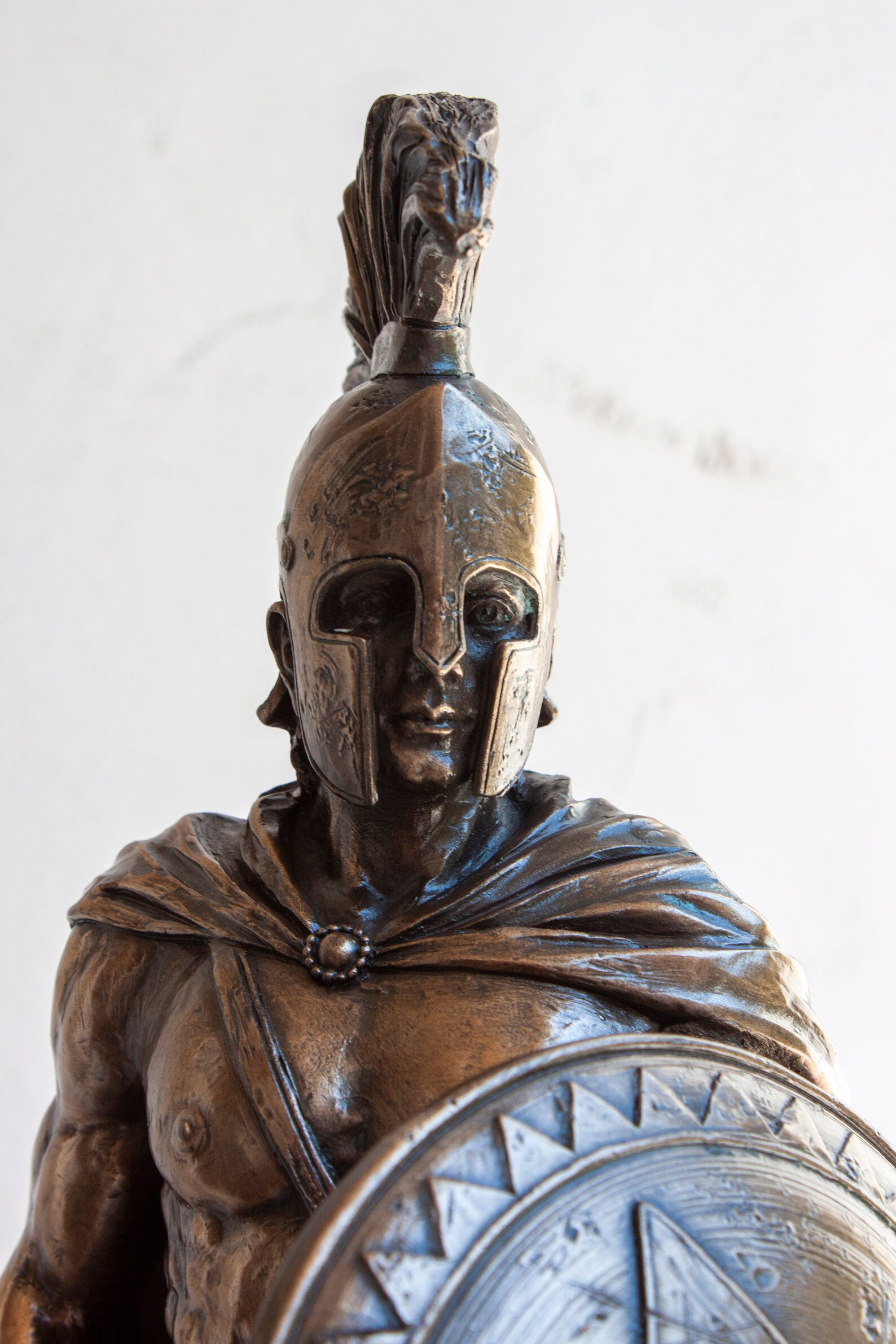 Greek Spartan King LEONIDAS Statue Sculpture Figure Bronze | Etsy