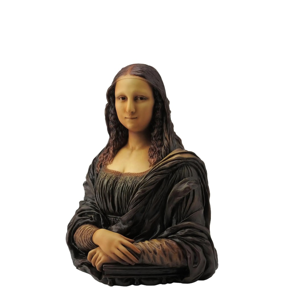 Mona Lisa Bust Statue – Renaissance Art Figurine - Etsy