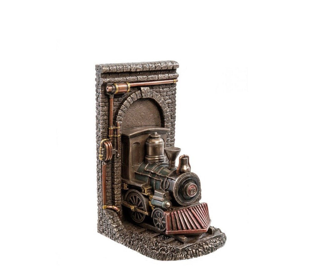 Steampunk Bookend Train.classic Steam Train No 29 - Etsy