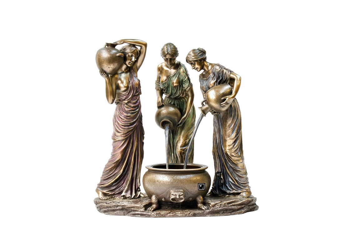 Danaides Daughters Bronzed Statue Figurine.danaus Daughters Statue ...