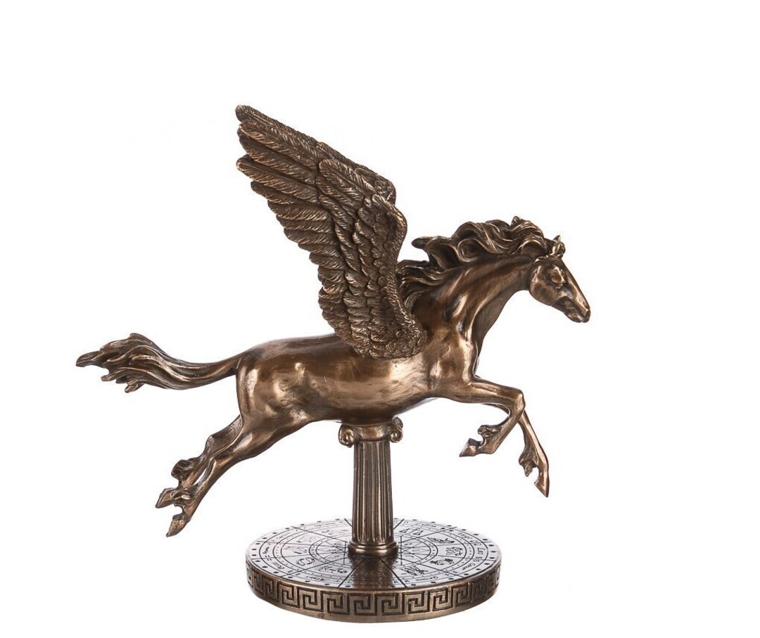 Pegasus Figurine Bronze Sculpture Statue.pegasus the Winged Horse ...