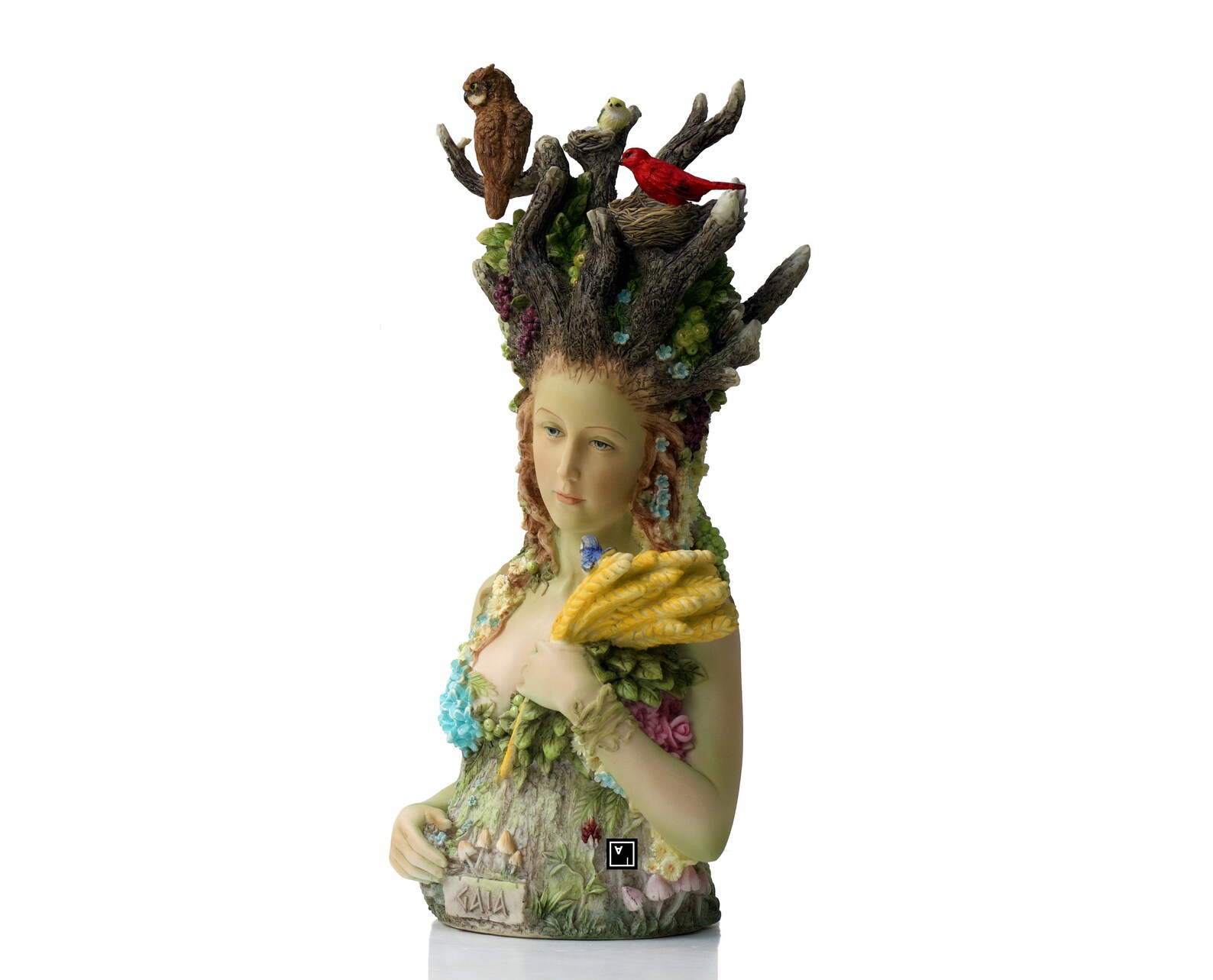 Gaia Bust Statue Figurine.gaia Mother of Earth - Etsy