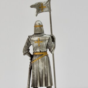 Medieval Knight Pewter Statue. - Etsy