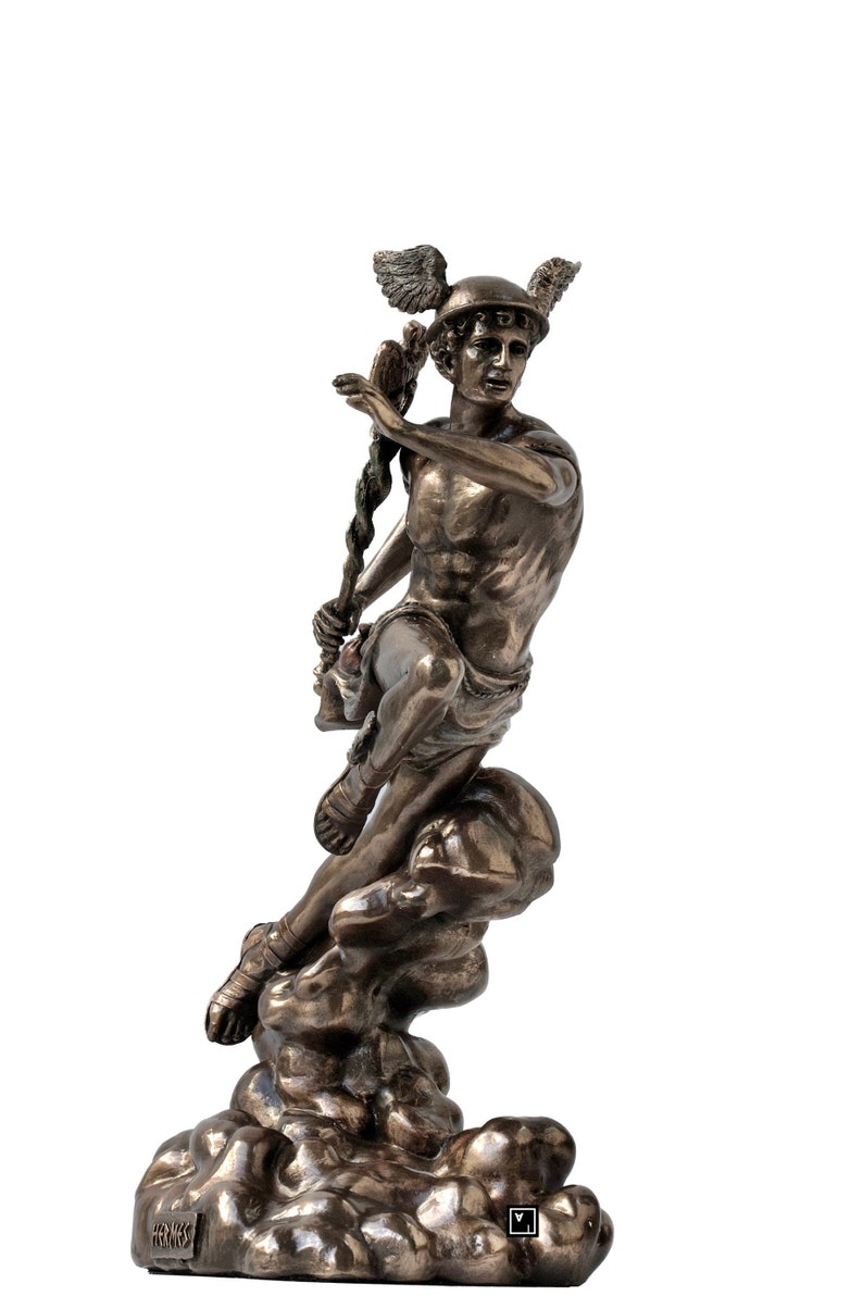 Veronese Design Hermes Statue, Cold Cast Resin, Bronzed Figurine - Etsy