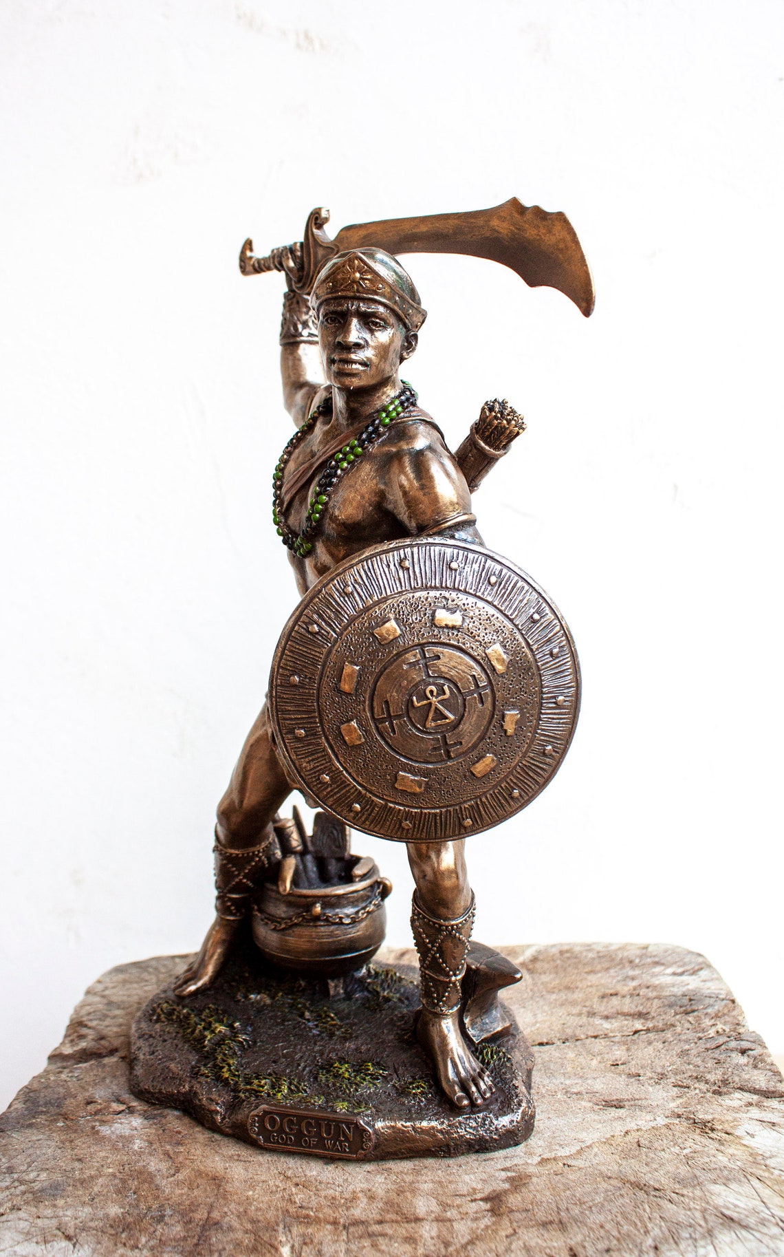 Orisha Ogun Yoruba.orisha God of War. Orisha Santeria Estatua | Etsy