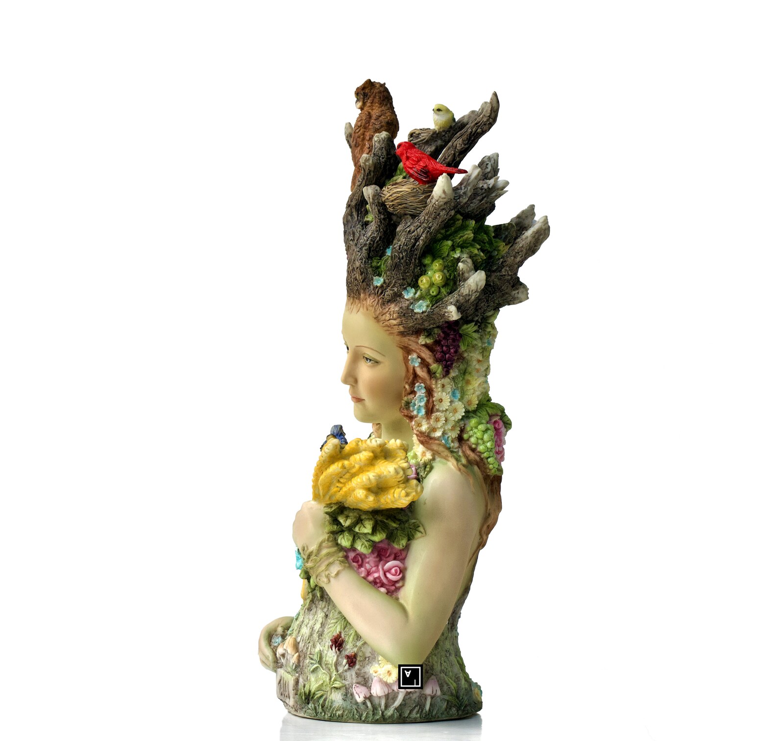 Gaia Bust Statue Figurine.gaia Mother of Earth - Etsy