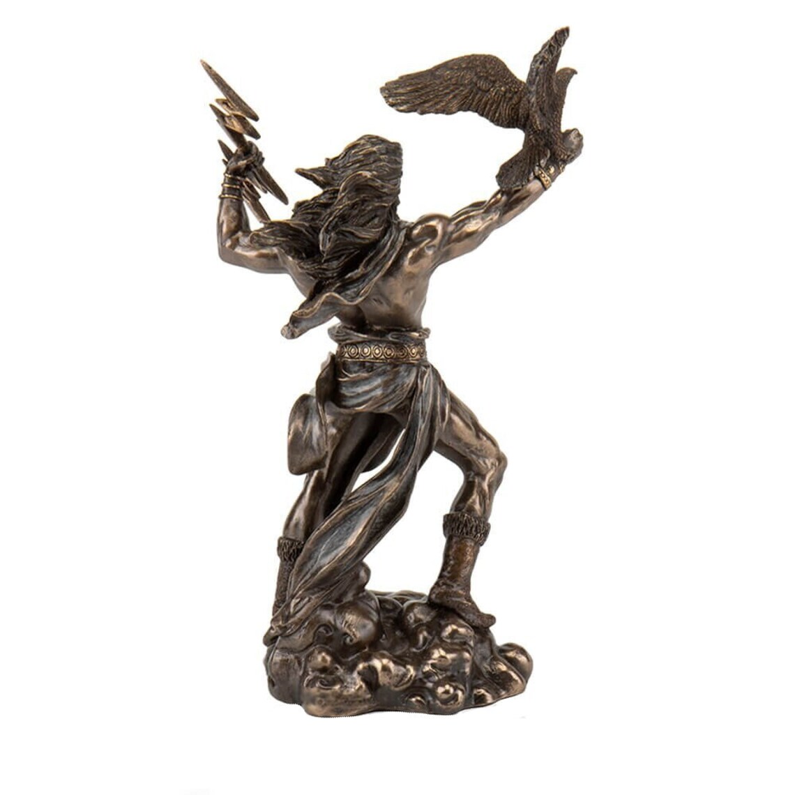 Greek God Zeus Holding Thunder and Eagle | Etsy