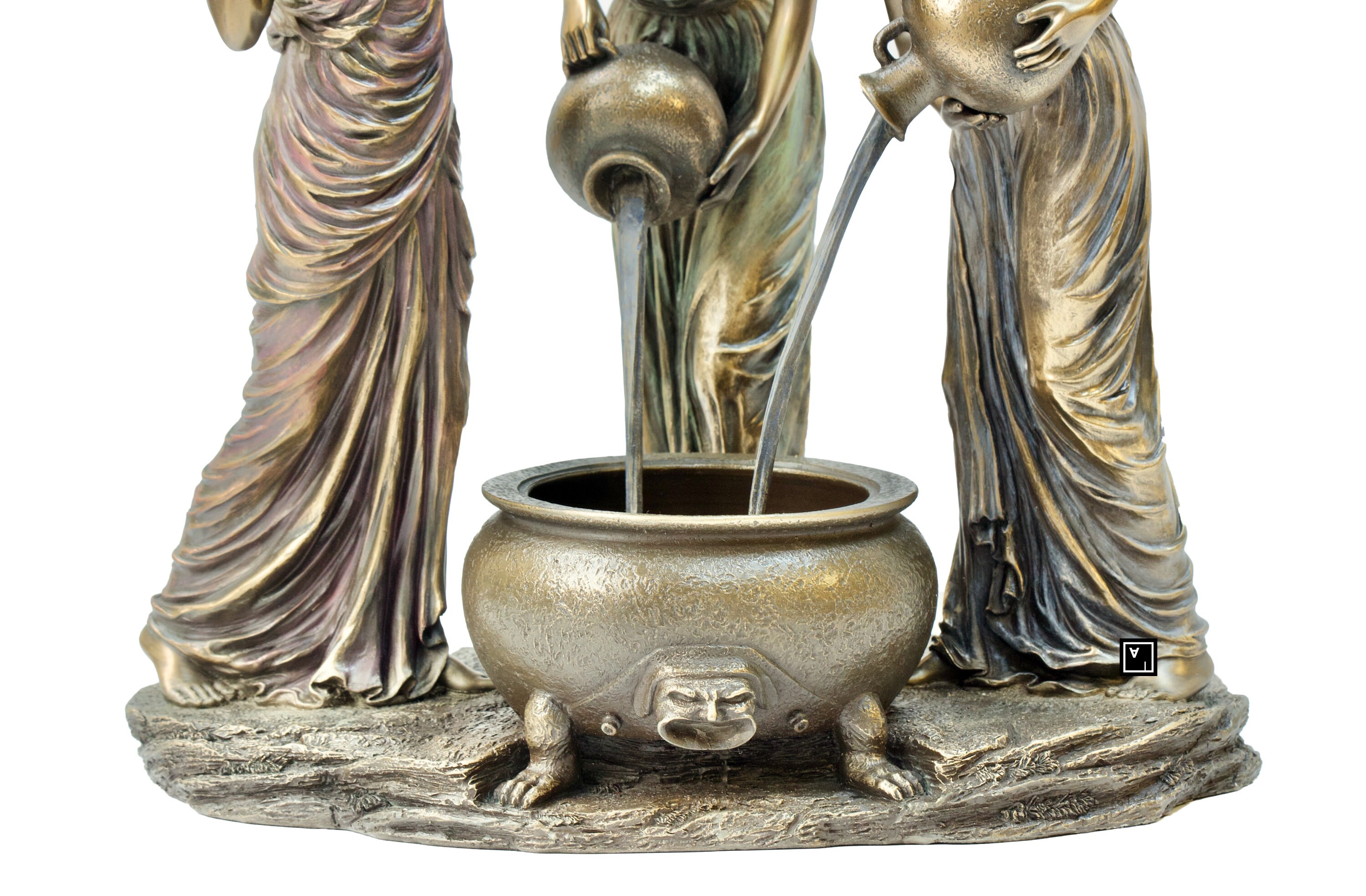 Danaides Daughters Bronzed Statue Figurine.danaus Daughters - Etsy