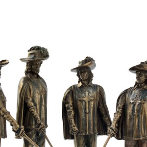 The Three Musketeers Statue Figurine. Les Trois Mousquetaires - Etsy