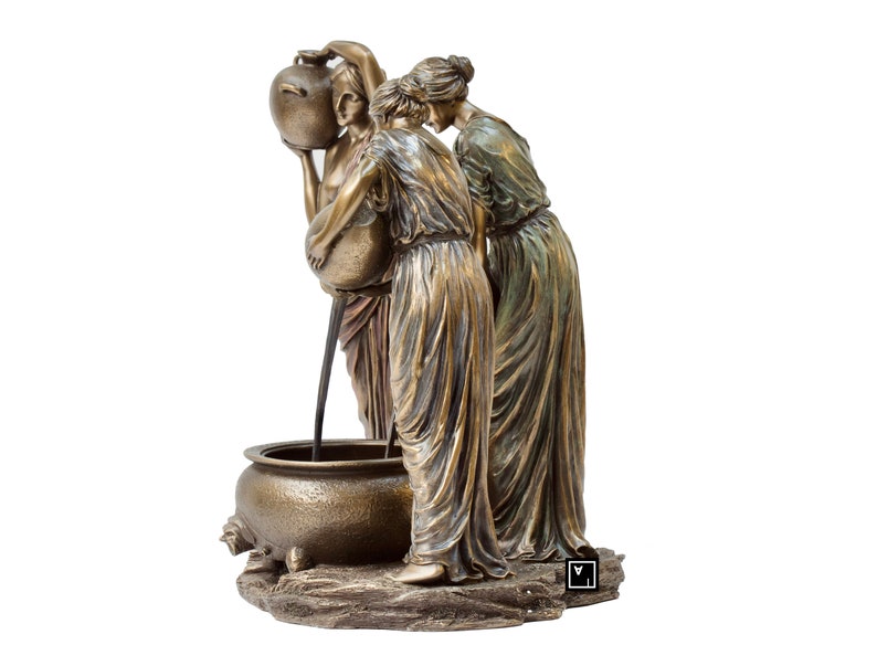 Danaides Daughters Bronzed Statue Figurine.danaus Daughters - Etsy