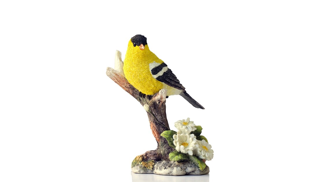 American Goldfinch Resin Statue - Etsy