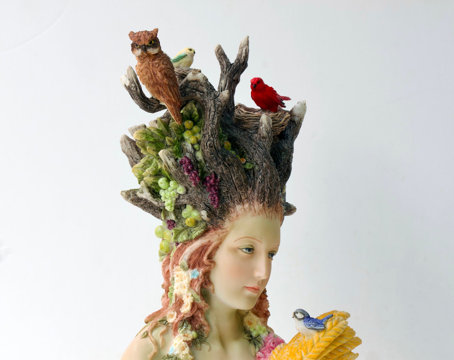 Gaia Bust Statue Figurine.gaia Mother of Earth - Etsy