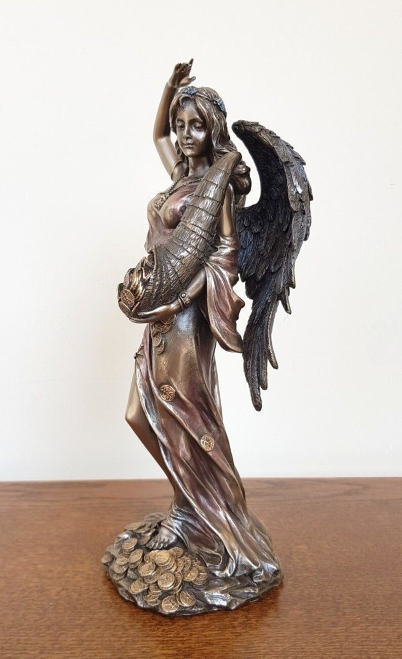 Lady Fortuna Goddess of Luck. Fate Fortune Statue.Sculpture | Etsy