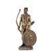 Apollo Roman Greek God With Shield and Bow Bronzed Statue - Etsy