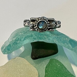 Mermaid Merman Couple Ring With Choice of Gemstone- Sterling Silver ...