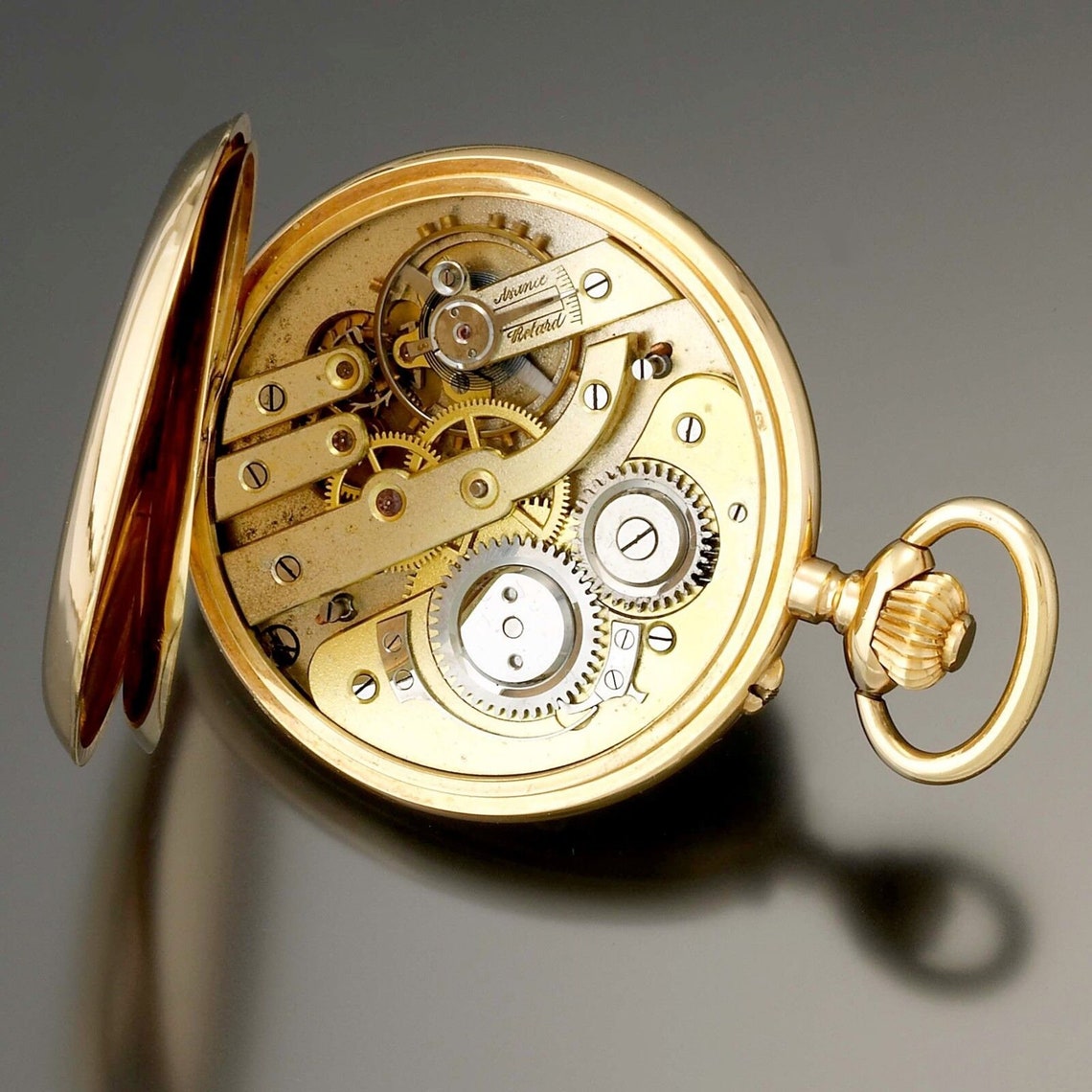 Victorian 14K Gold Pocket Watch: Rose Cut Diamonds & Rubies, Ottoman ...