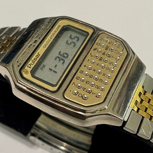 Vintage 1970's Pulsar Y739-5019 Calculator-alarm Watch - Etsy