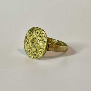 Anglo Saxon Ring 7TH-10TH CENTURY AD SZ 5 1/4 Certificate of ...