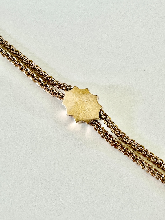 Antique Lorgnette Chain - HEAVY Victorian Era Gold Fi… - Gem