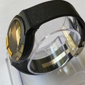 Rare Vintage Seiko Receptor Message Watch Black & Gold Tone ALL ...
