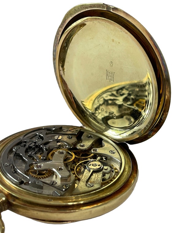 Rare 14K Yellow Gold Heuer/Rose Watch Co. 10494 Chron… - Gem