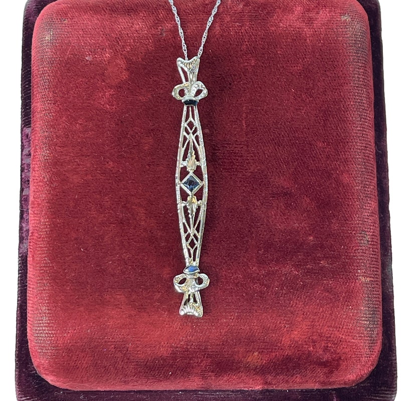 Art Deco Pendant - Etsy