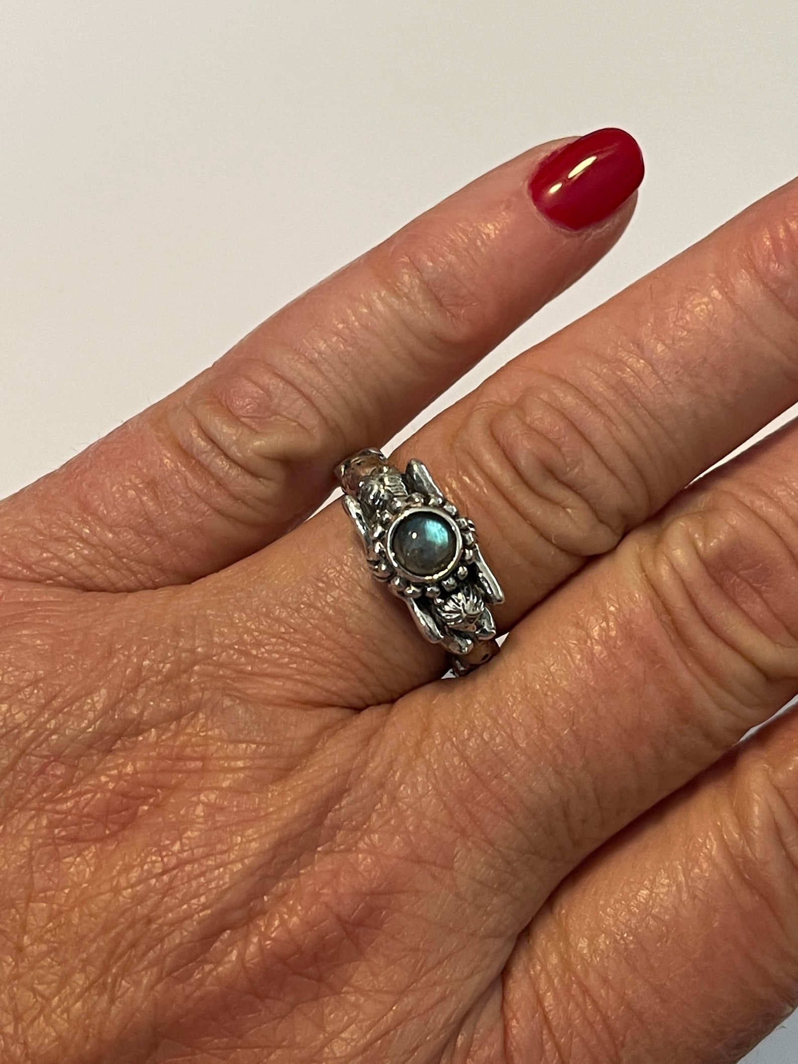 Mermaid Merman Couple Ring With Choice of Gemstone Sterling - Etsy