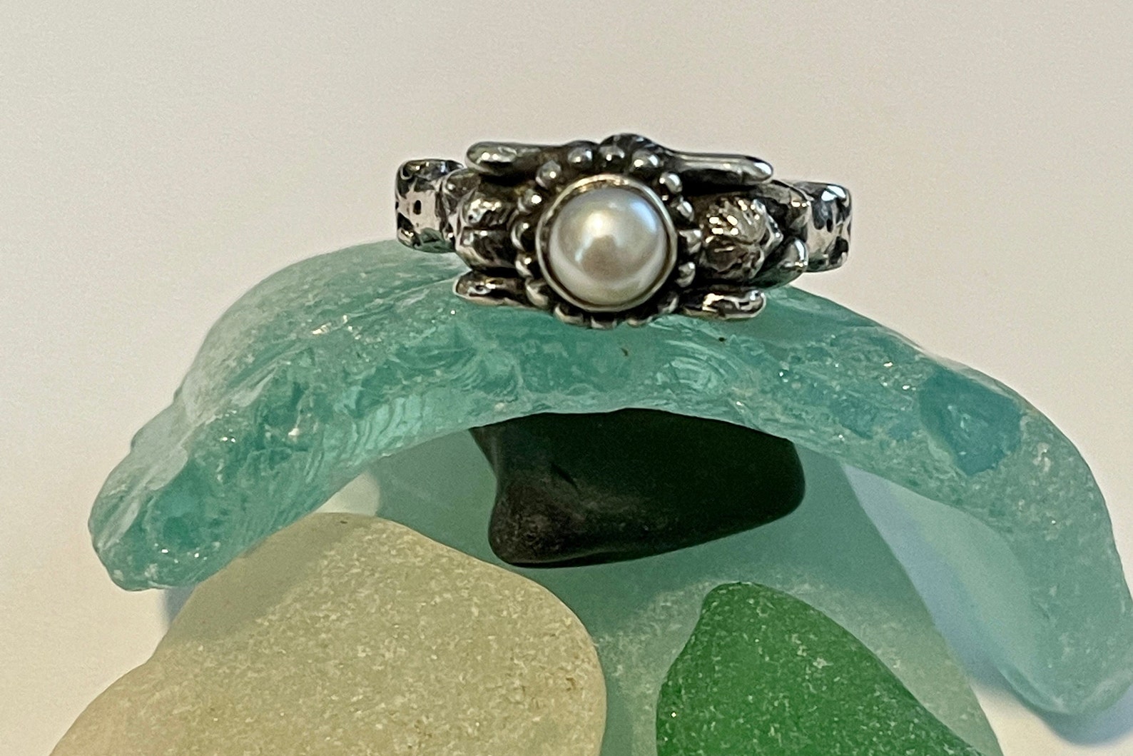Mermaid Merman Couple Ring With Choice of Gemstone Sterling - Etsy