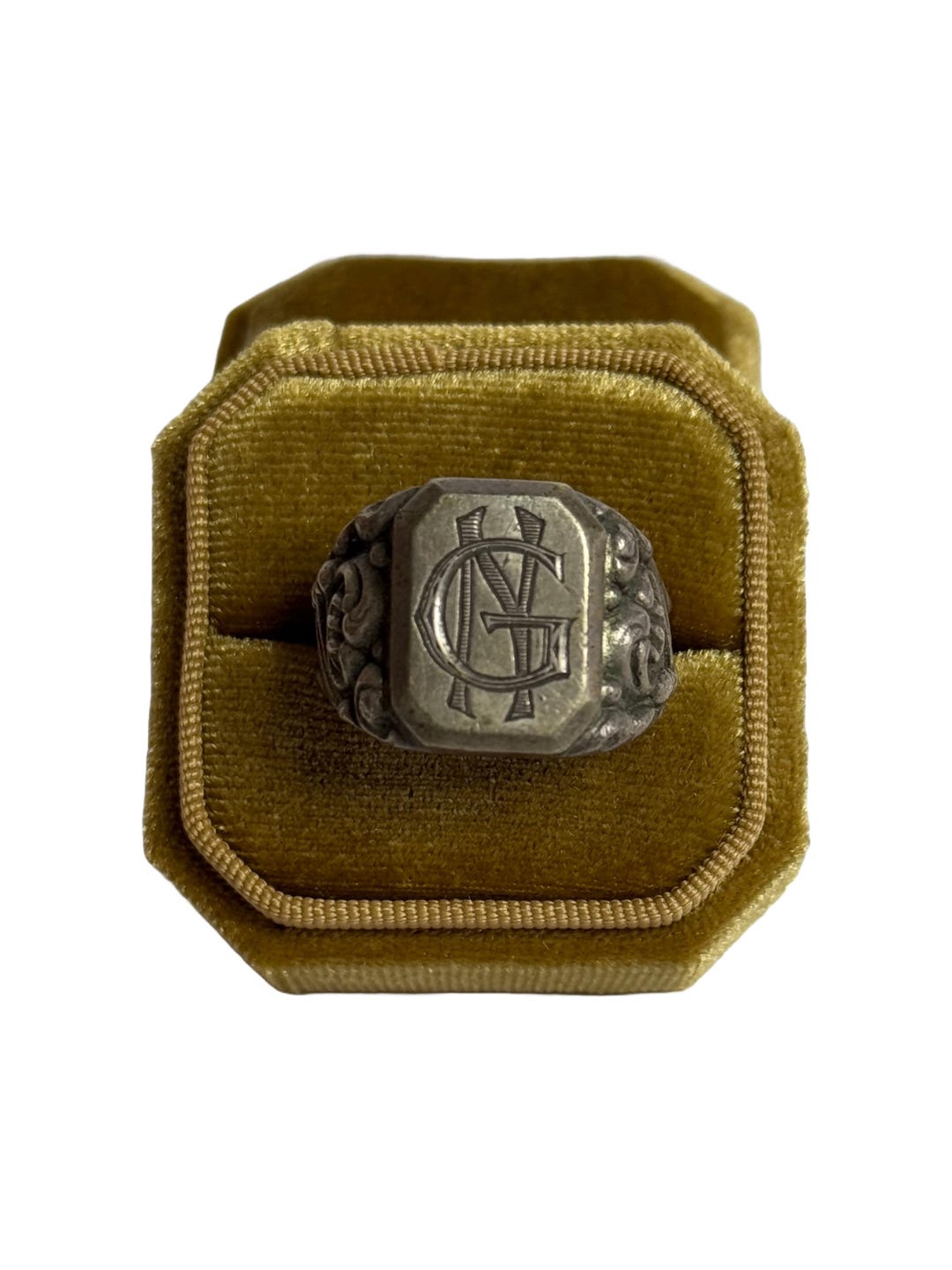 Antique German Made Signet Ring Signed berlin 1947 800 Silver Men's ...