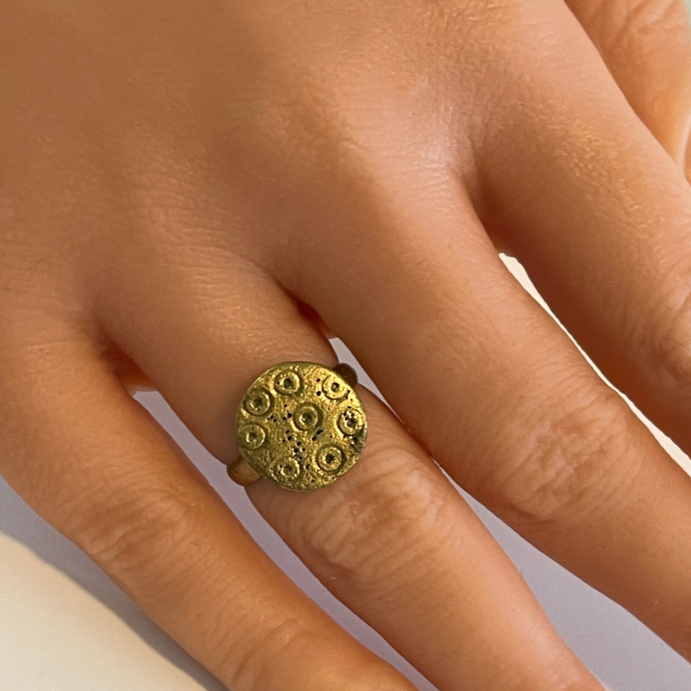 Anglo Saxon Ring 7TH-10TH CENTURY AD SZ 5 1/4 Certificate - Etsy