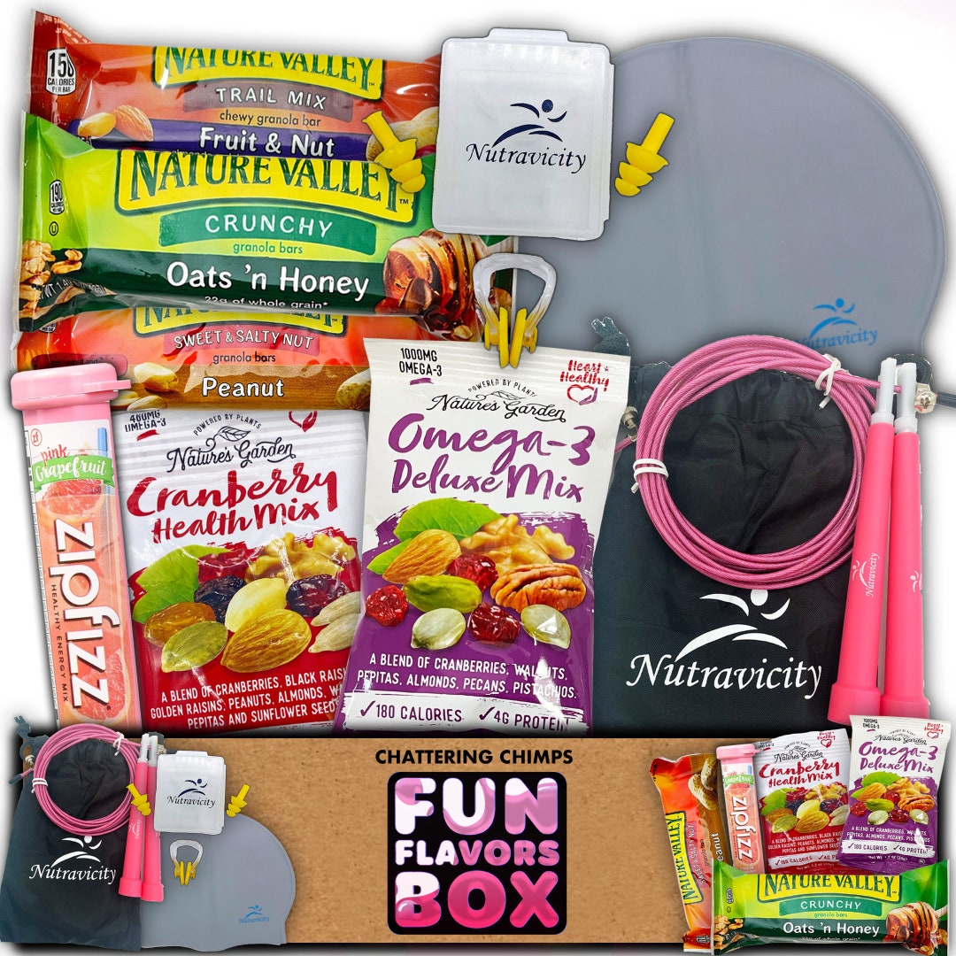 Fitness and Exercise Snack Gift Box Variety Pack, Thinking of You ...